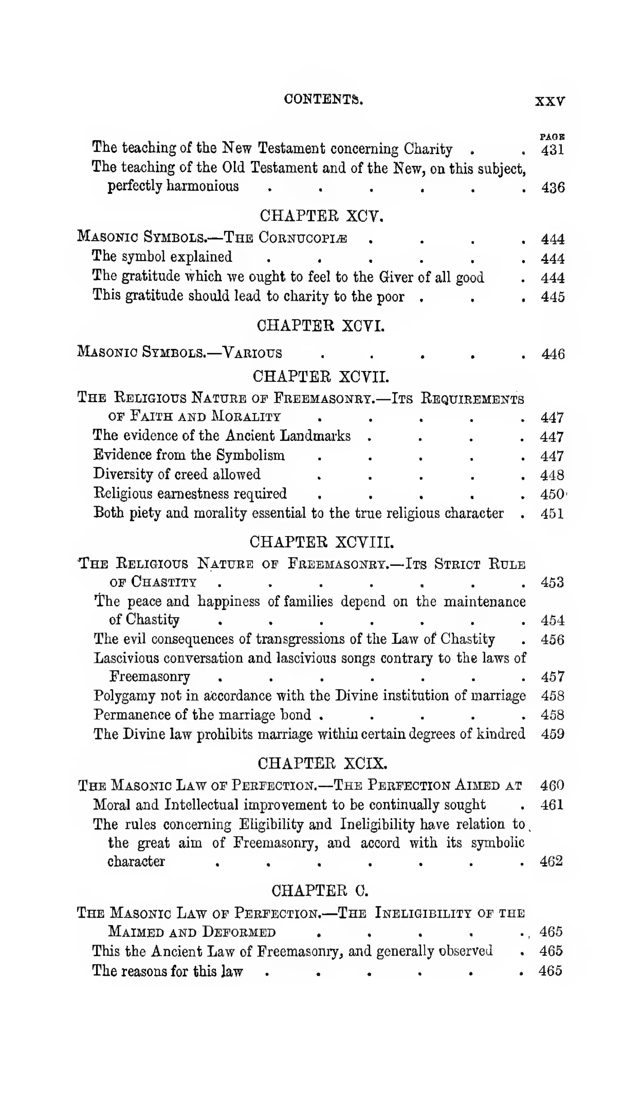 Freemasonry, Symbols Religious Nature and Law of Perfection | PDF