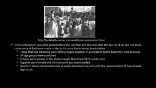 Freemen Blacks in Colonial America | PPTX