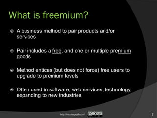 Freemium 101 | PPT