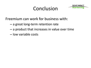 Freemium models | PPSX