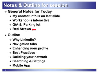 LinkedIn Basics & Best Practices | PPT