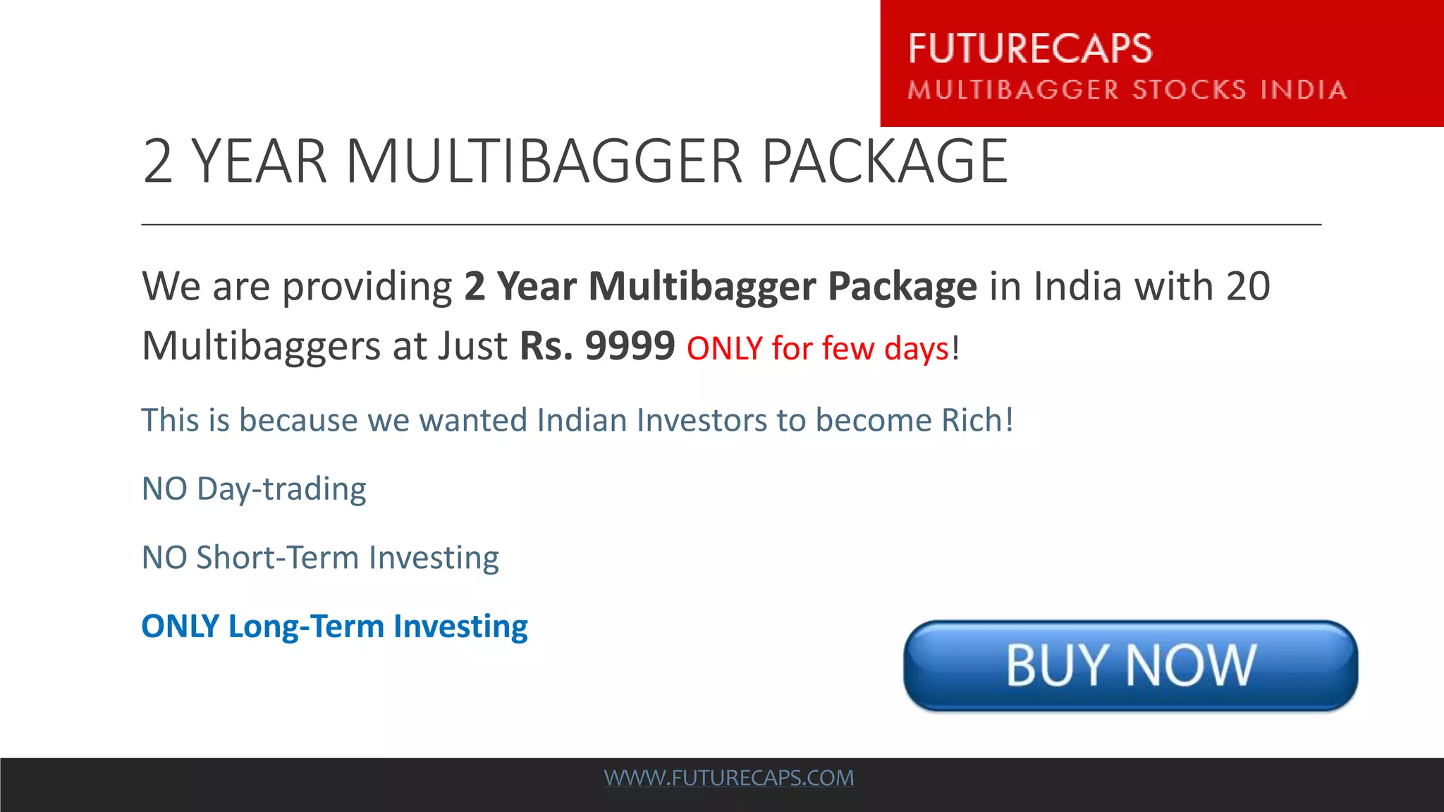 FREE Agriculture Multibagger India Value Stock 2020 | PPT