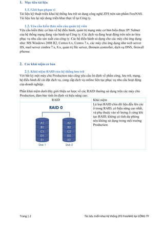 triển khai hệ thống lưu trữ sử dụng công nghệ ZFS | PDF