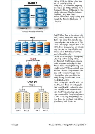 triển khai hệ thống lưu trữ sử dụng công nghệ ZFS | PDF