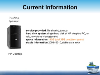 FreeNAS backup solution | PPT