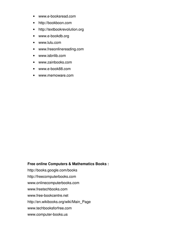 Free online books | PDF