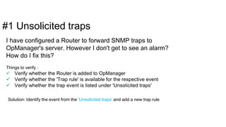 [Free OpManager training] Part 4- Network fault-management & IT automation | PPT