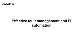 [Free OpManager training] Part 4- Network fault-management & IT automation | PPT