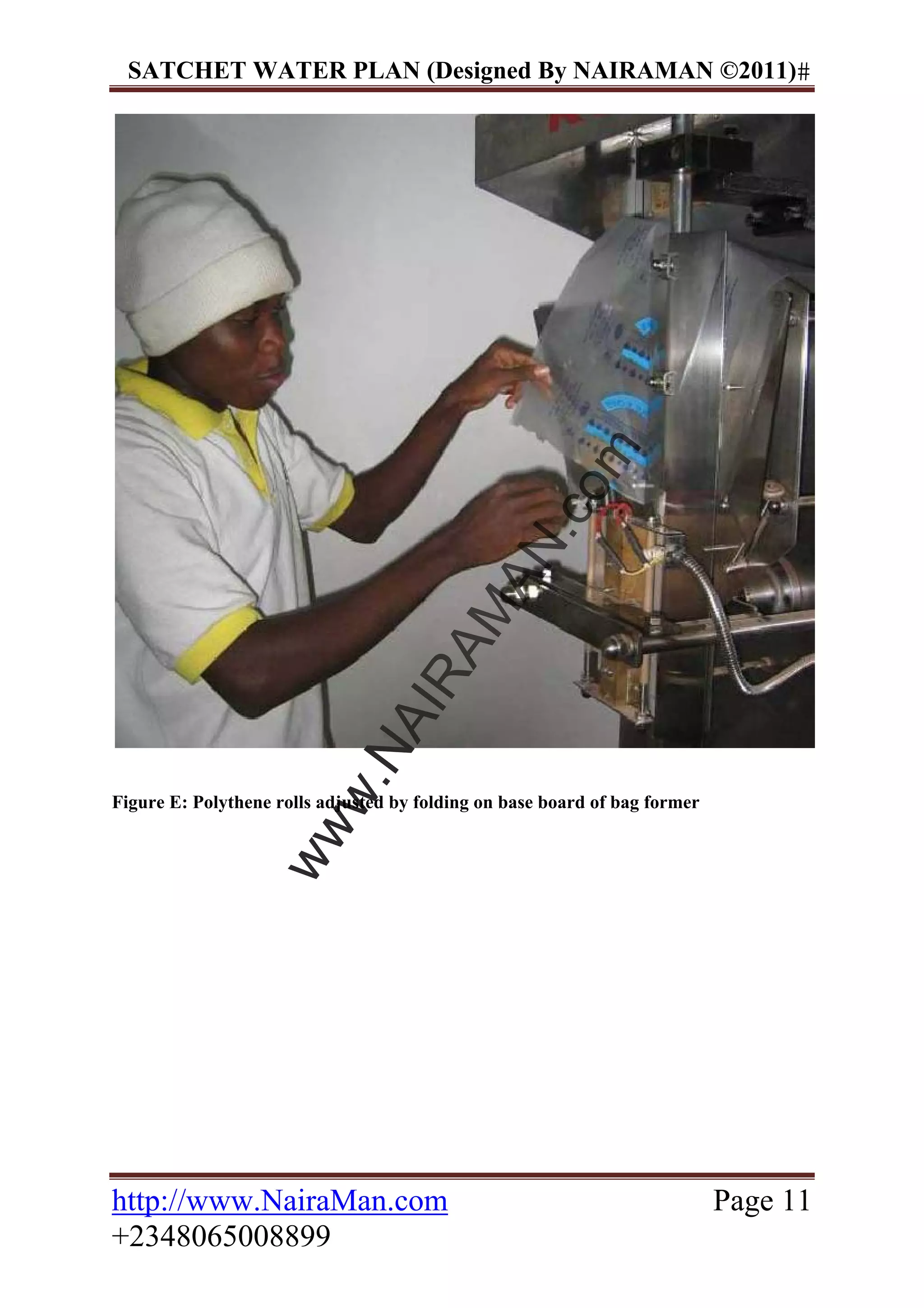 Sachet Pure Water Business plan & Feasibility Study | PDF