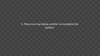 Free Pattern Backgrounds you can create on your own in PowerPoint | PDF ...