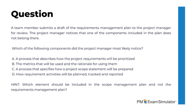 Free PMP Sample Q & A | PDF