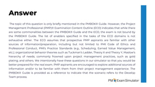 Free PMP Sample Q & A | PDF