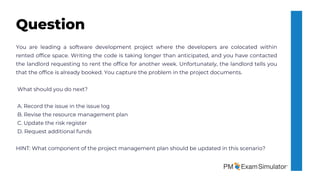 Free PMP Sample Q & A | PPT