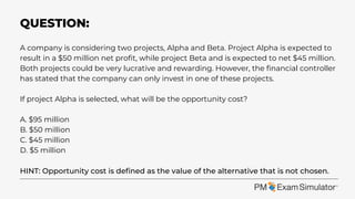 Free pmp exam sample question | PDF