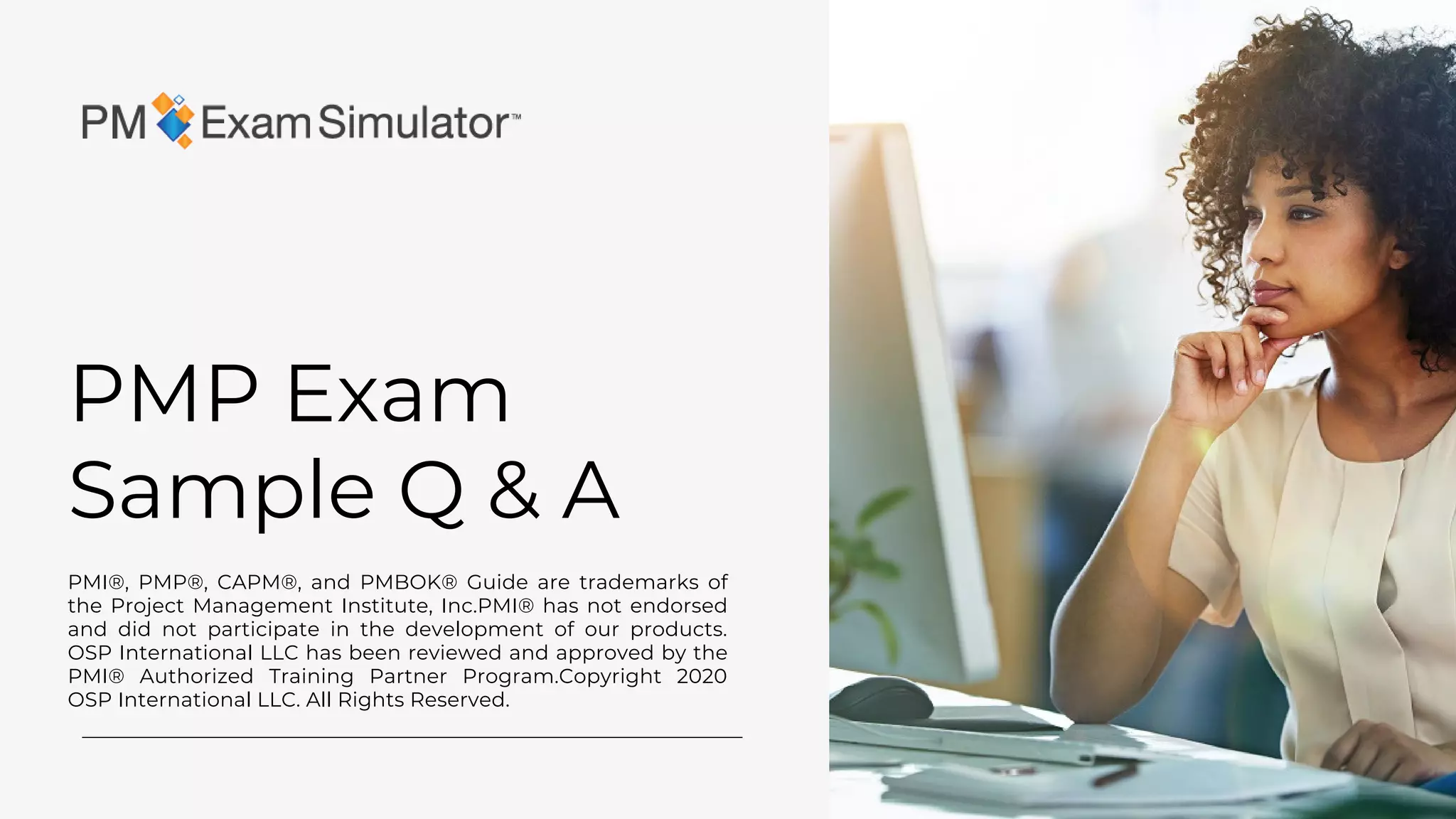 Free PMP® Exam Sample Question | PPT
