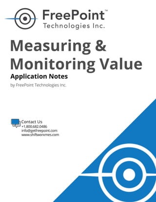 Whitepaper - FreePoint Technologies Measuring and Monitoring Value ...