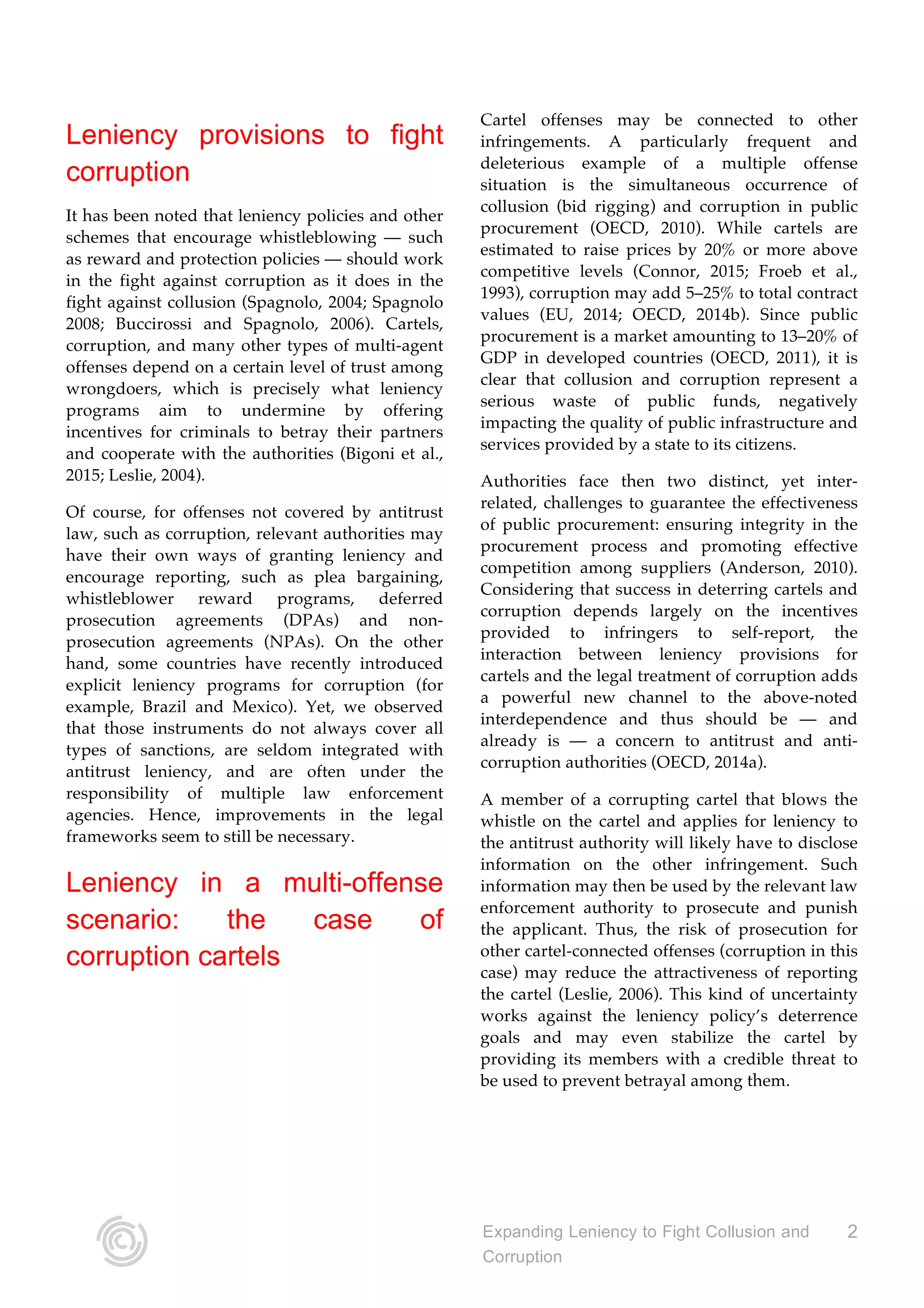 Expanding Leniency to Fight Collusion and Corruption | PDF | Law