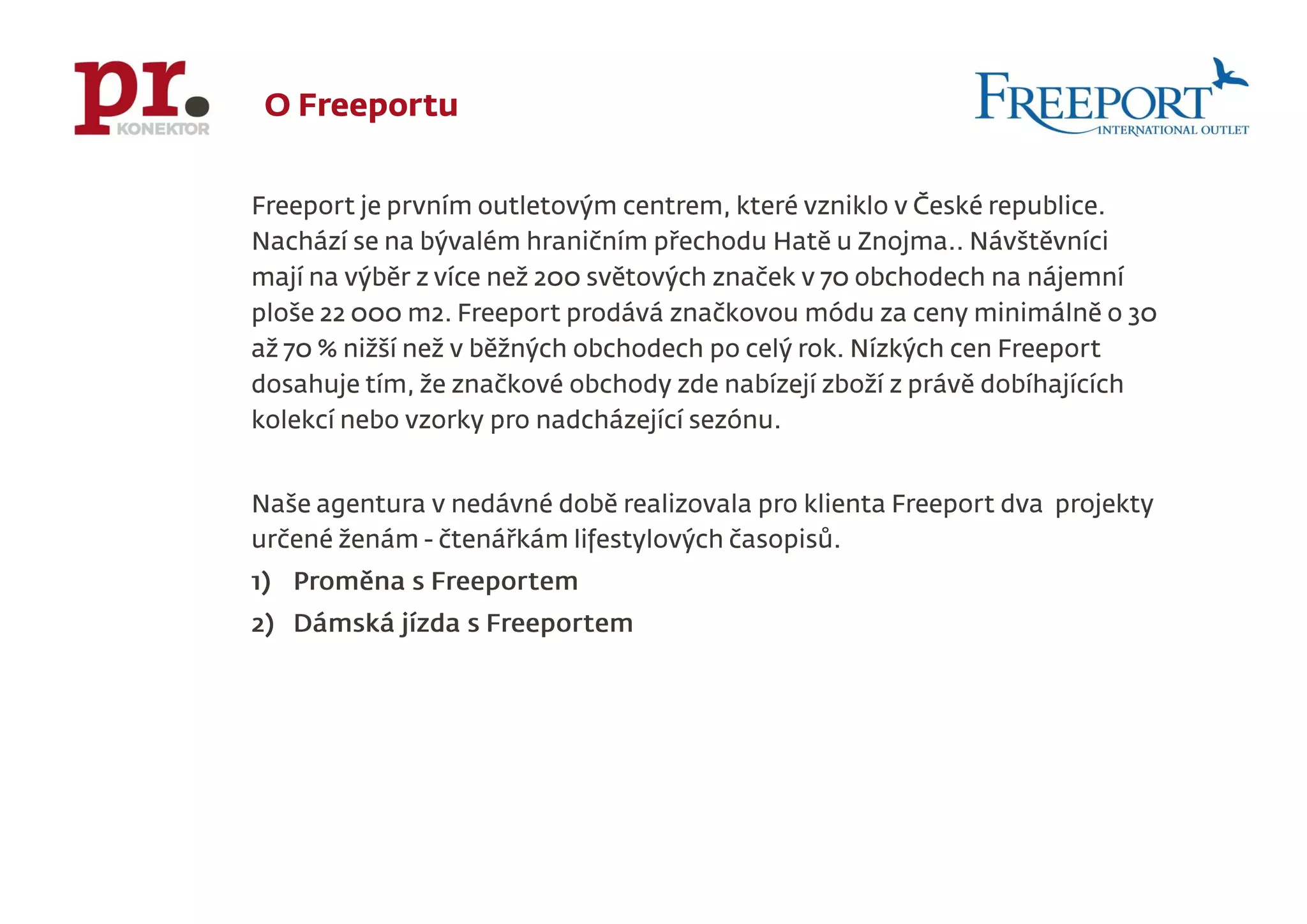 Freeport: press trip | PDF