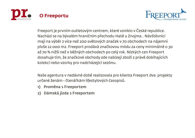 Freeport: press trip | PDF