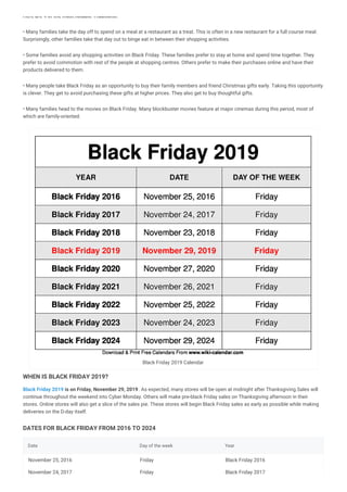 Free Printable November 2019 Calendar - Wiki Calendar | PDF