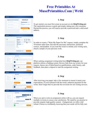 Free Printables At MusePrintables.Com Writi | PDF