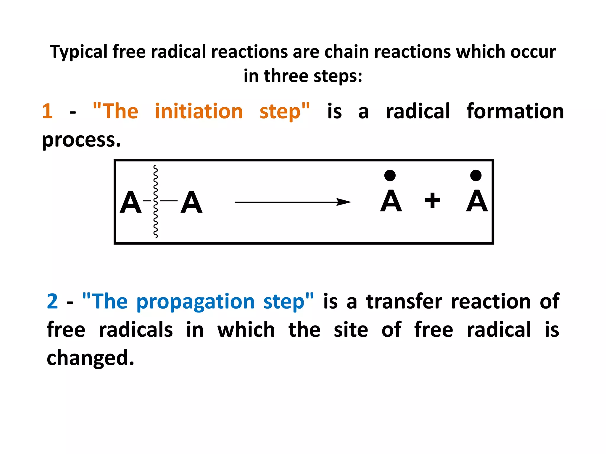 Free Radical Chemistry | PPTX