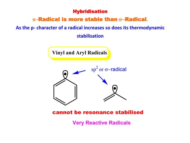 Free Radical Chemistry | PPTX | Chemistry | Science