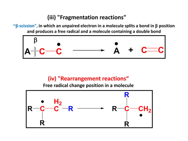 Free Radical Chemistry | PPTX | Chemistry | Science