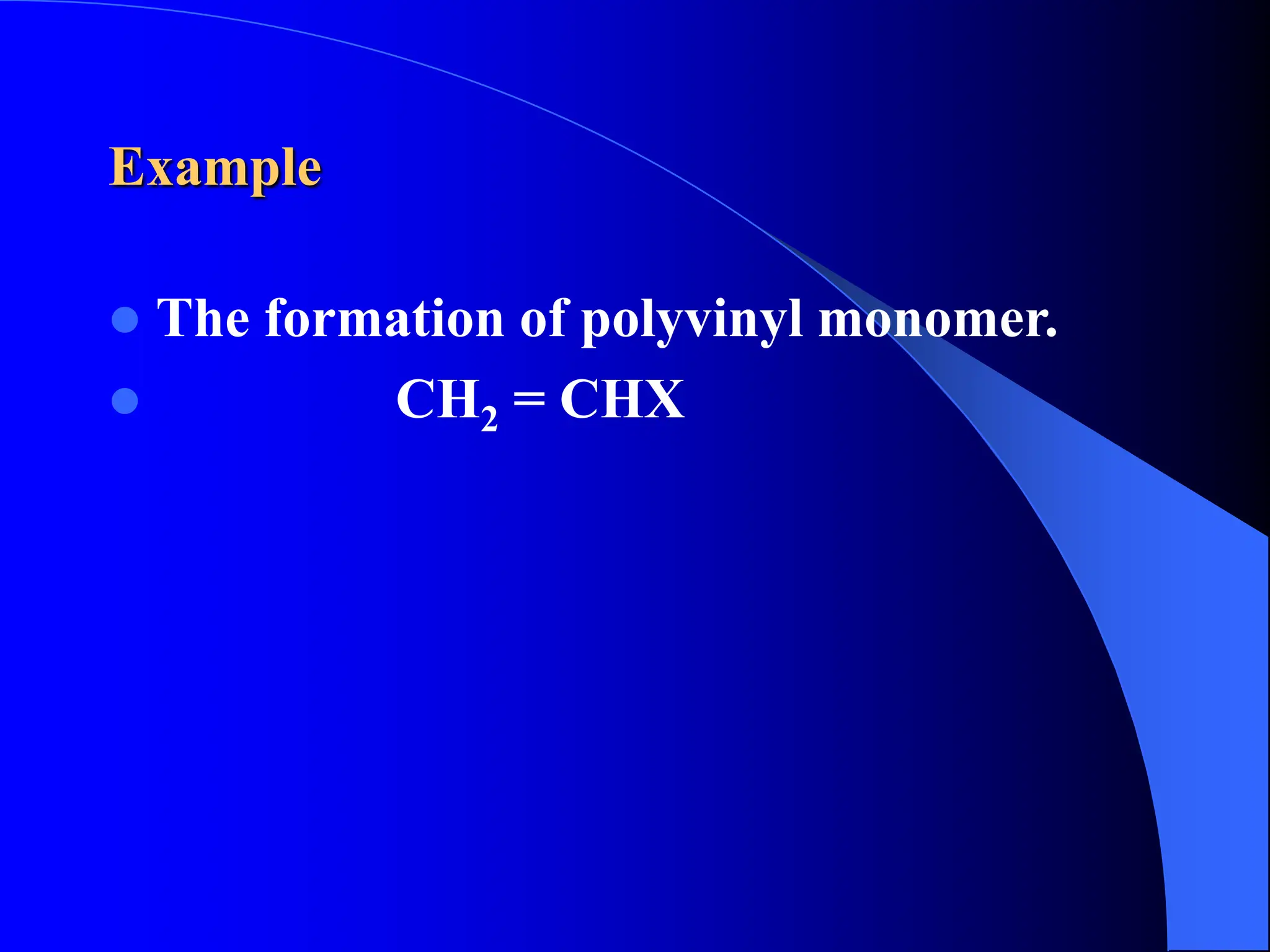 Free radical chain polymerization mechanism .ppt