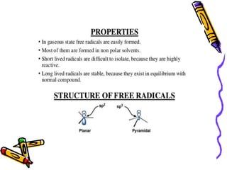 Free radical chapter | PPTX