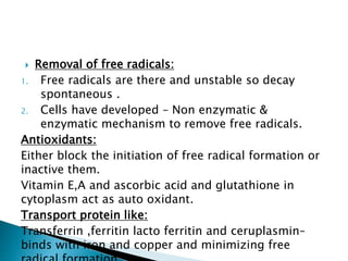 Free Radical Injury by prof dr naseer ppt | PPTX