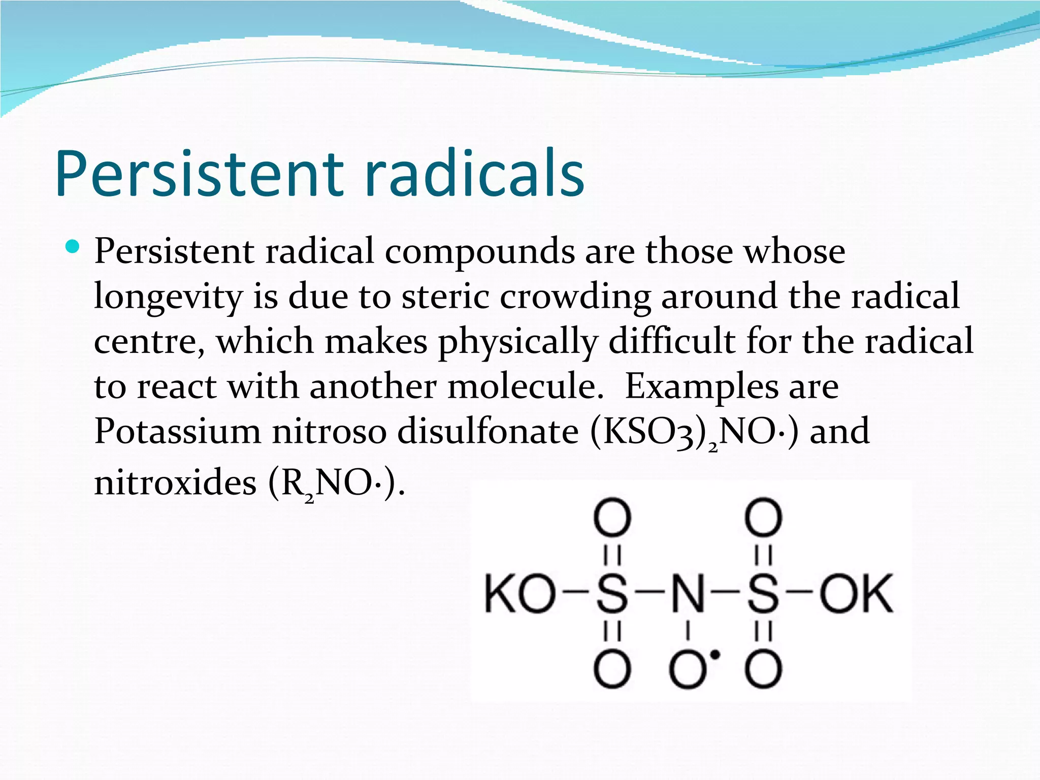 Free radicals | PPT