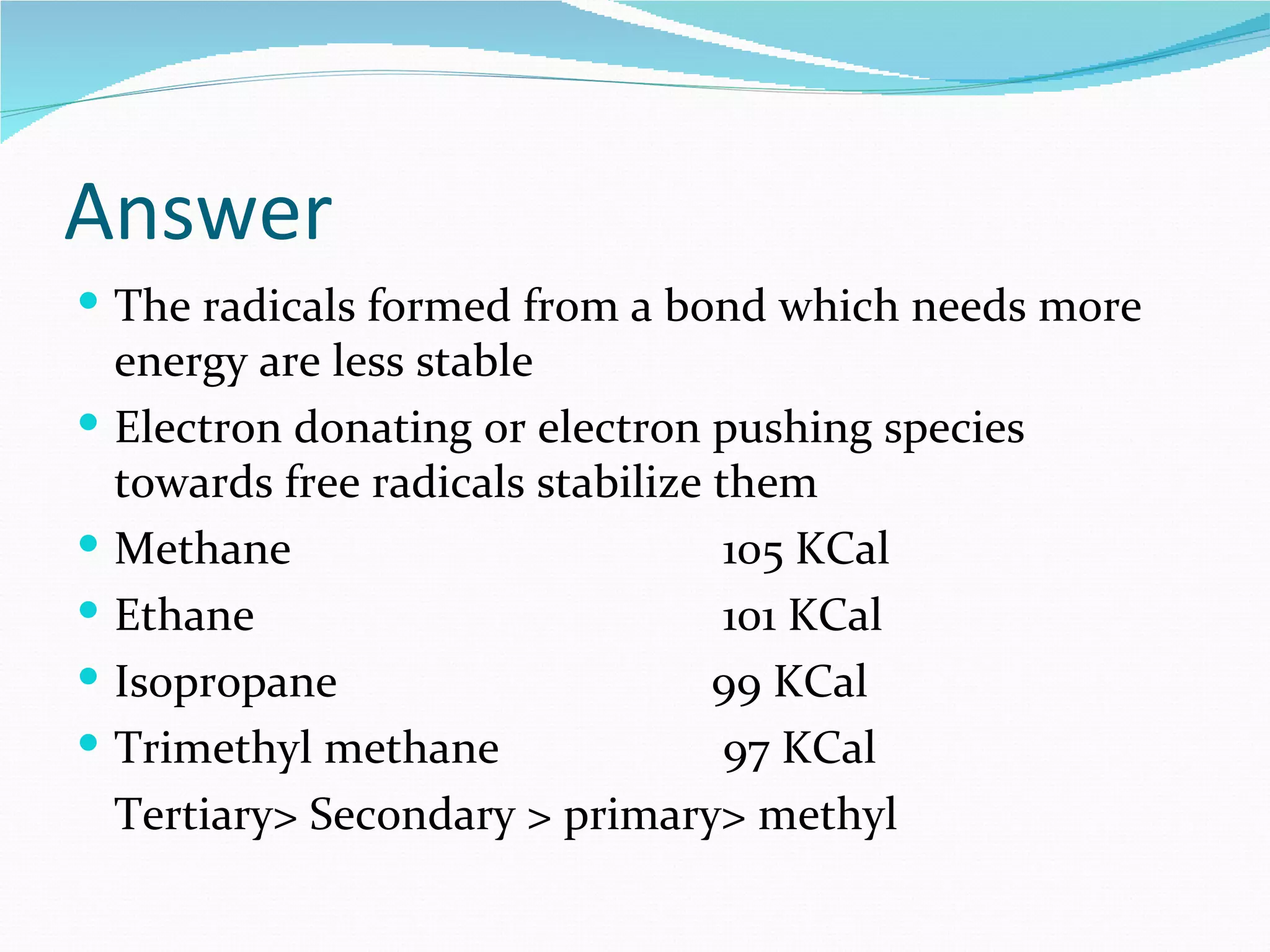 Free radicals | PPT