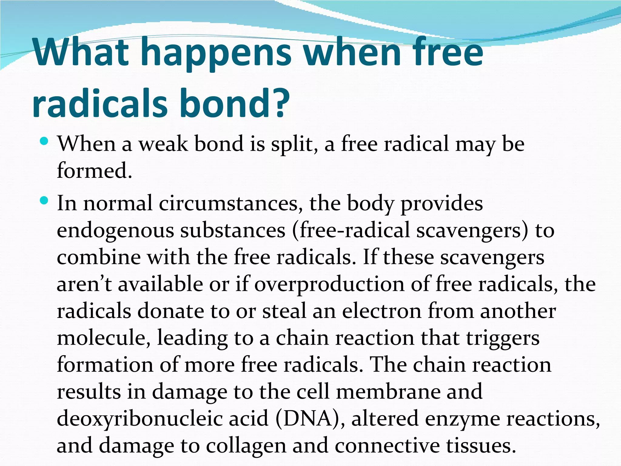 Free radicals | PPT
