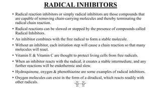 Free radicals | PPTX
