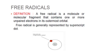 Free radicals | PPTX