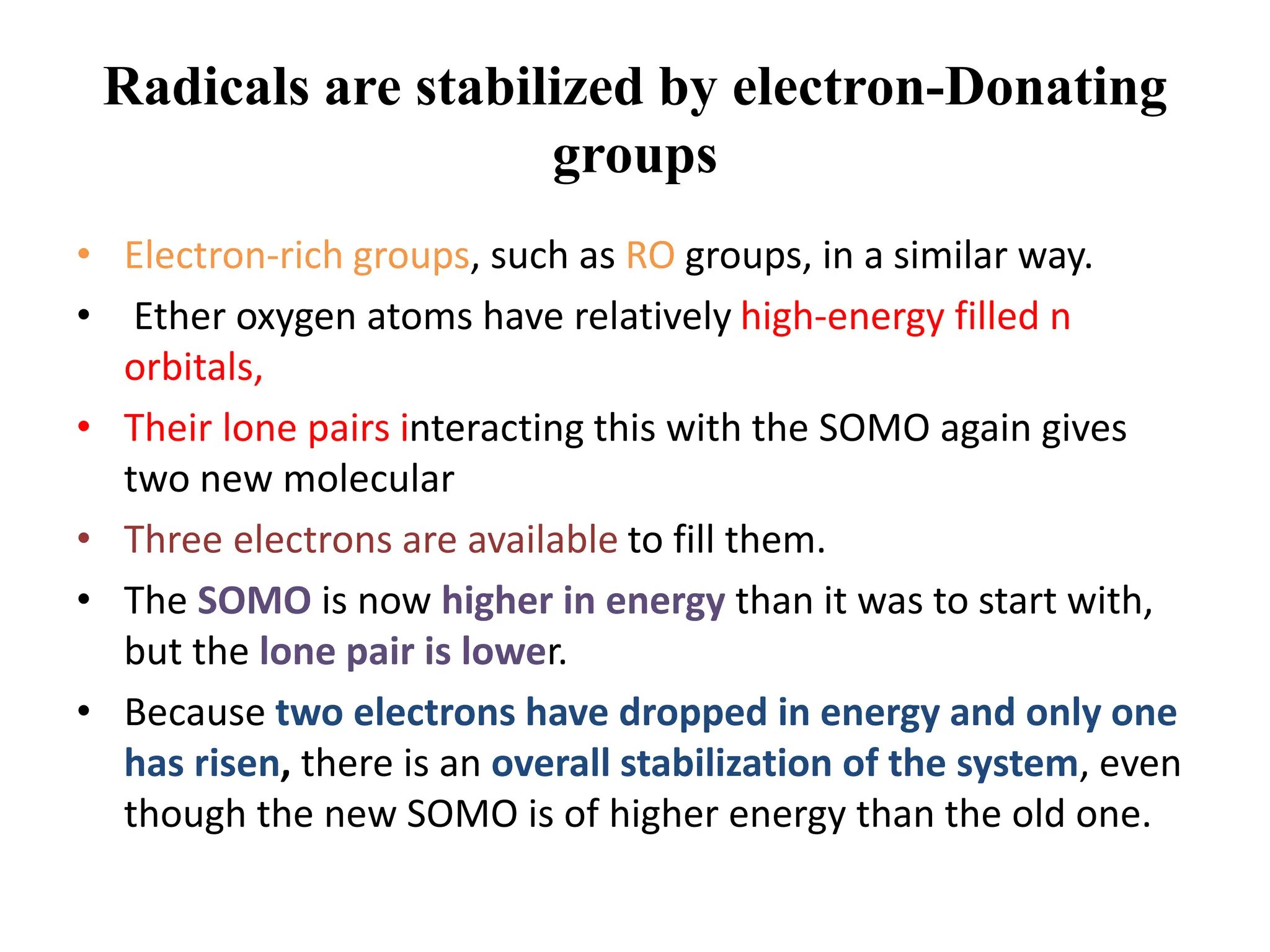 Free Radicals stability and detection.PPT