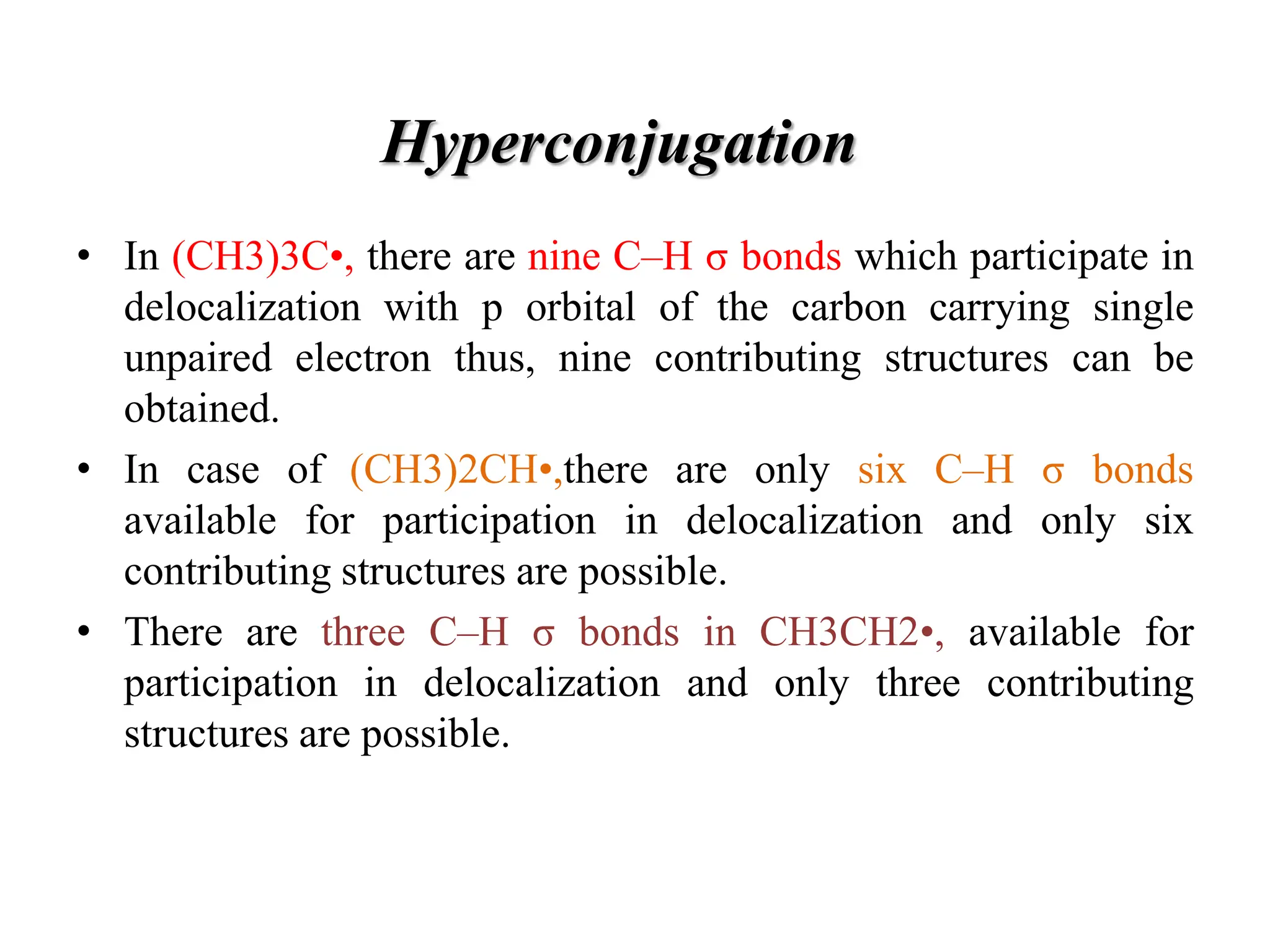 Free Radicals stability and detection.PPT