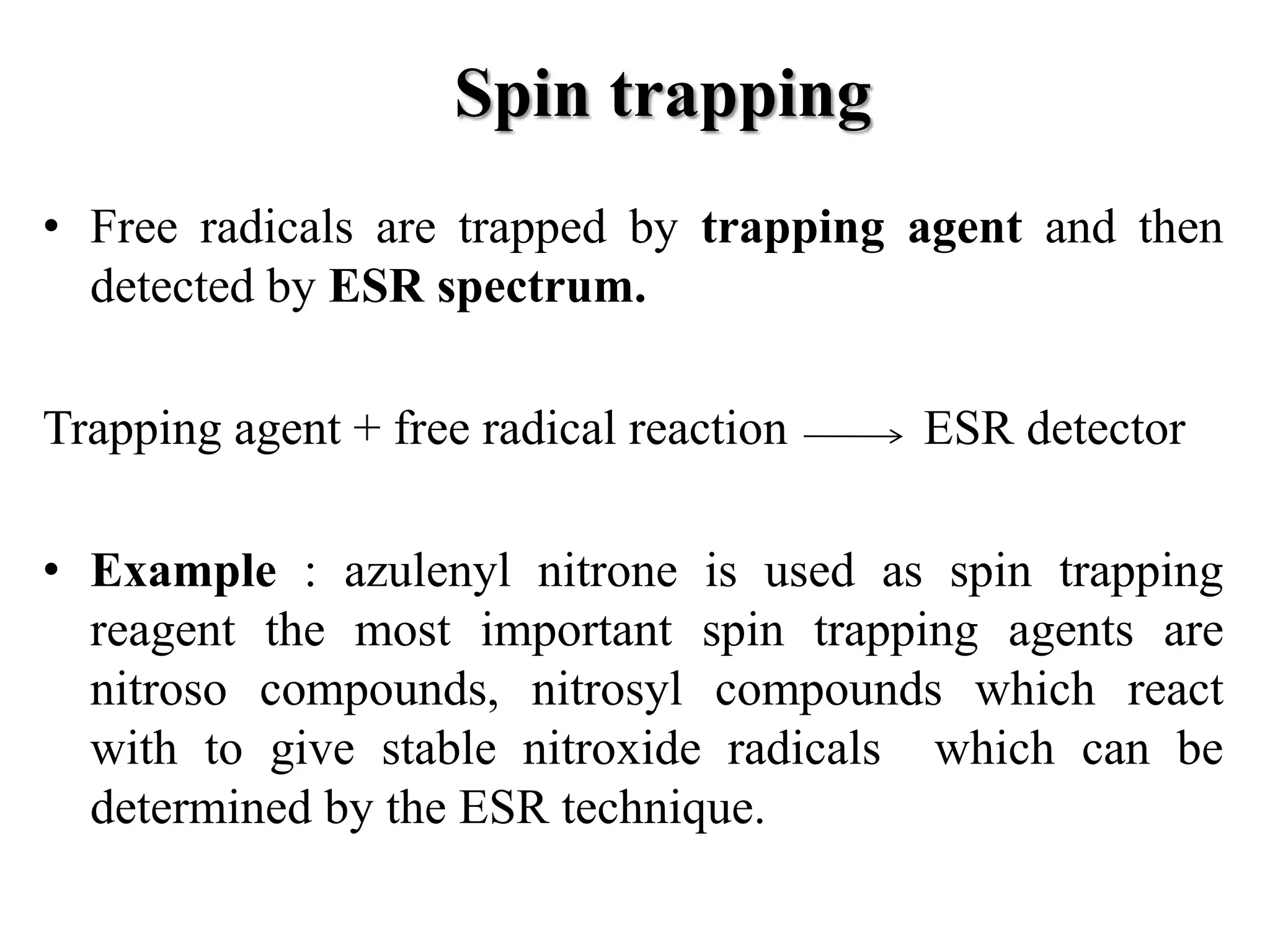Free Radicals stability and detection.PPT | Chemistry | Science