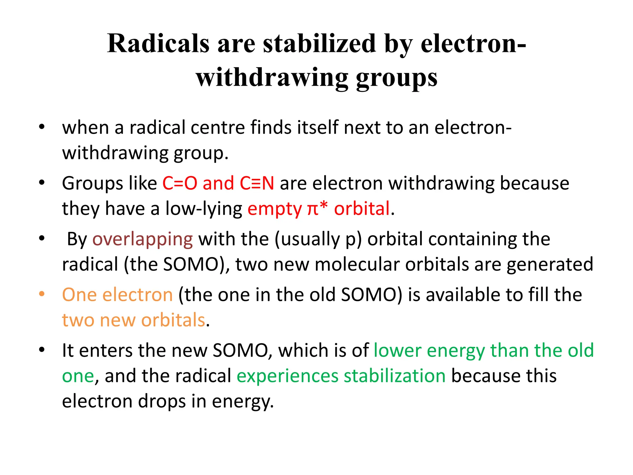 Free Radicals stability and detection.PPT