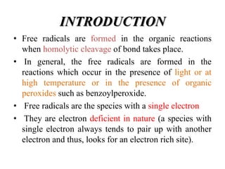 Free Radicals stability and detection.PPT