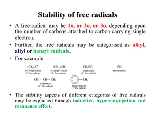 Free Radicals stability and detection.PPT