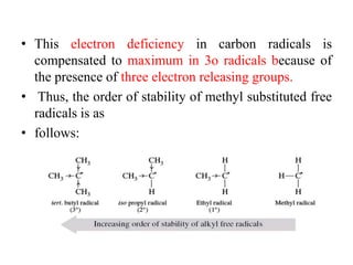 Free Radicals stability and detection.PPT