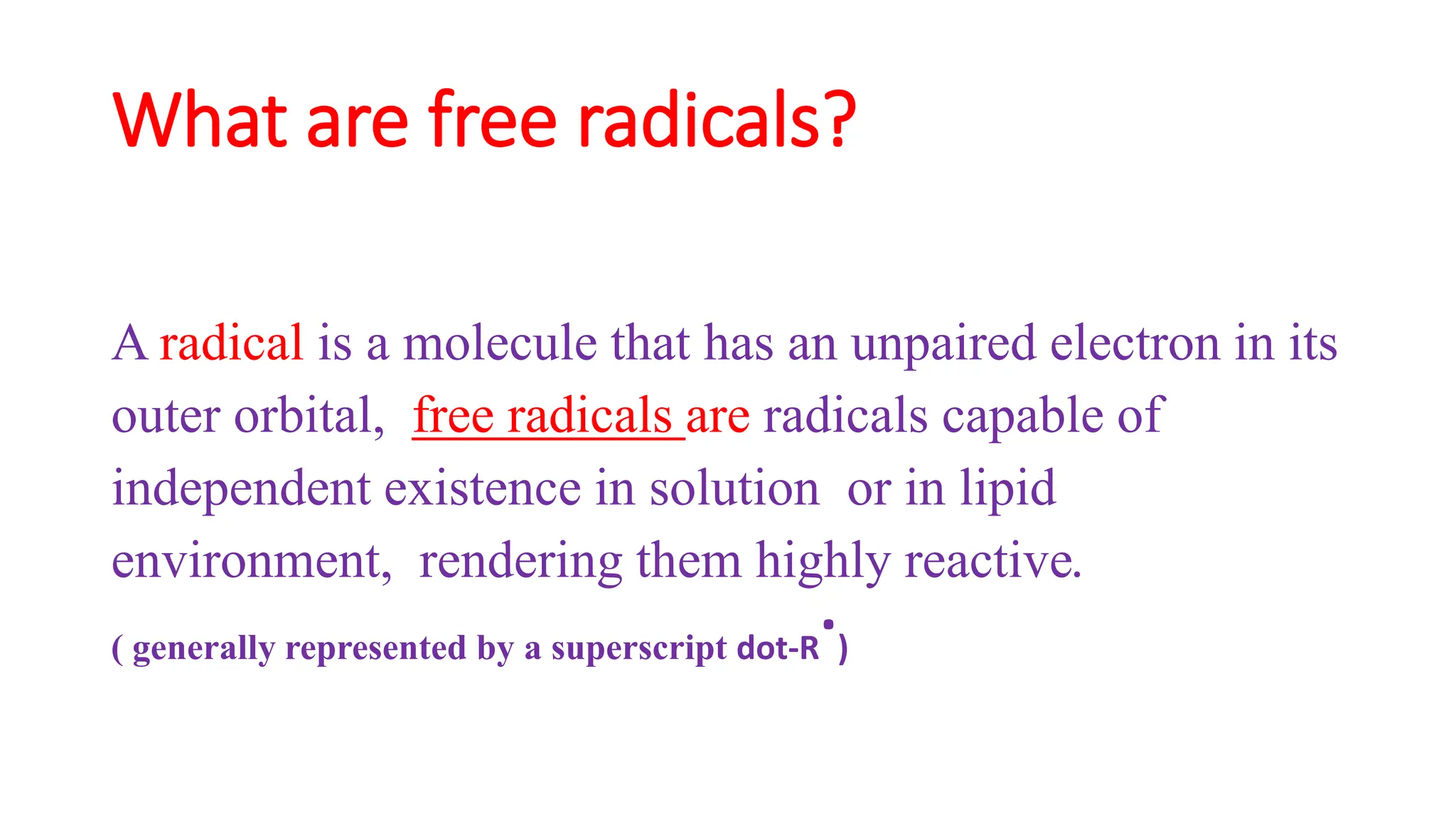 FREE RADICALS 1 biochemistry mbbs 2.pptx