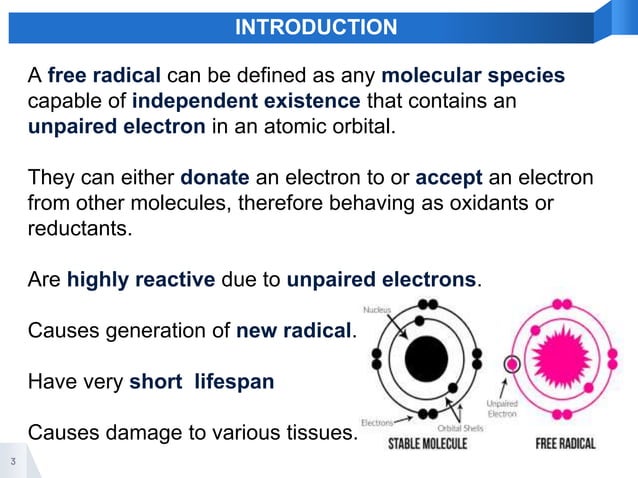 free radicals and antioxidants.pptx | Chemistry | Science