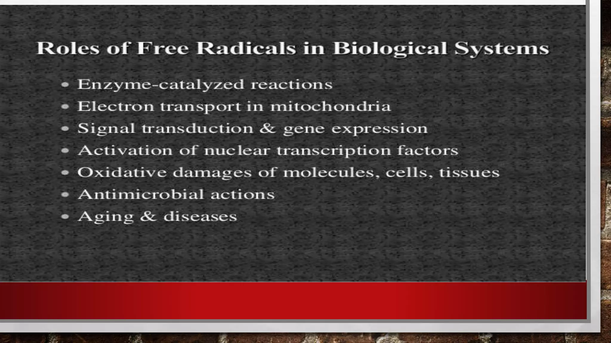 Free radicals and antioxidants | PPTX