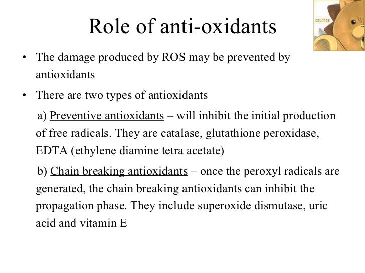 Free radicals & antioxidants