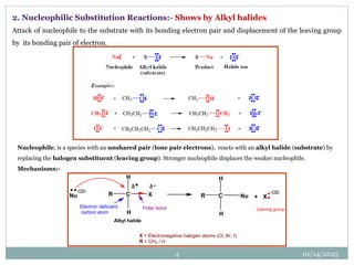 Free radical & SN1 reaction.pptx-Types of Organic Reactions-1 | PPTX