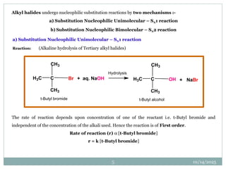 Free radical & SN1 reaction.pptx-Types of Organic Reactions-1 | PPTX