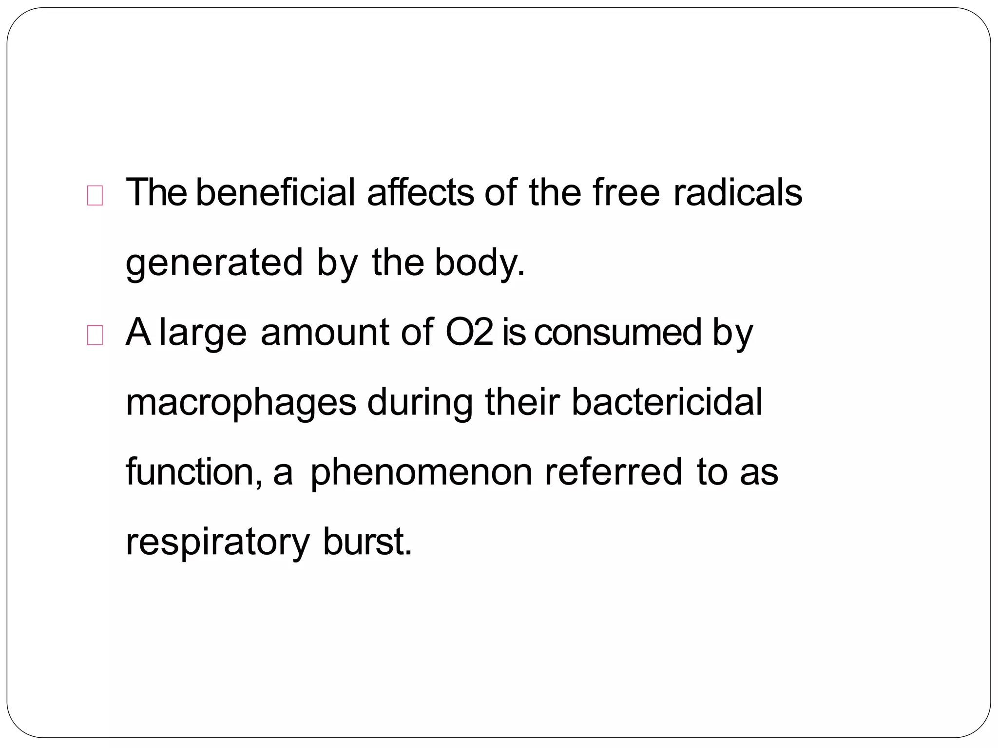 Free radicals and antioxidants | PPTX
